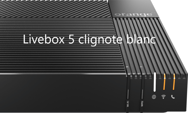 Que faire quand votre Livebox 5 clignote en blanc ? - All Web Install