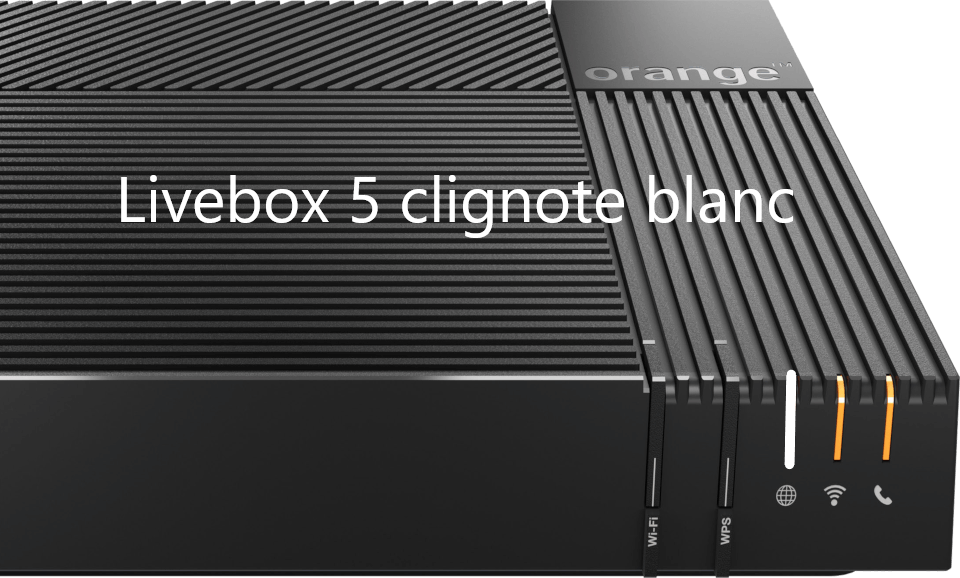 Que faire quand votre Livebox 5 clignote en blanc ? - All Web Install